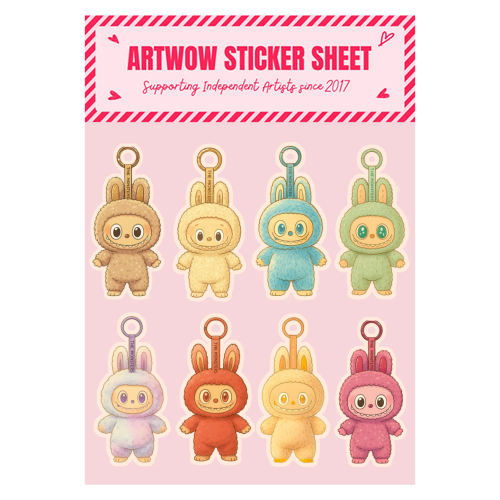 Labubu Love Sticker Sheets – Things With A Story