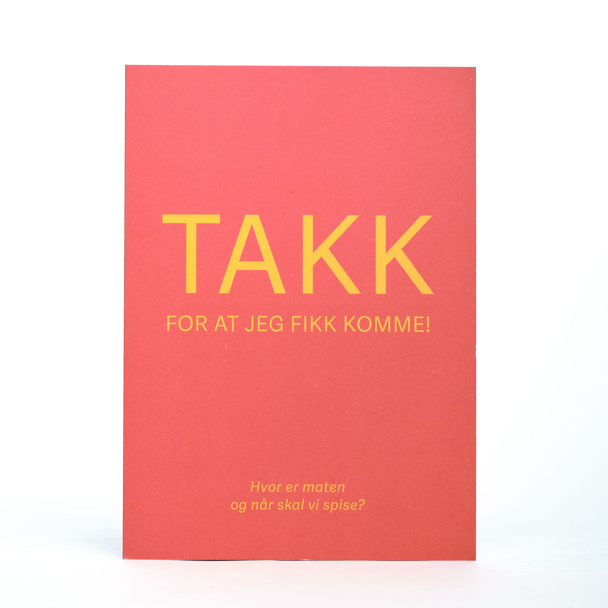 Kort, Takk for at jeg fikk komme – Things With A Story